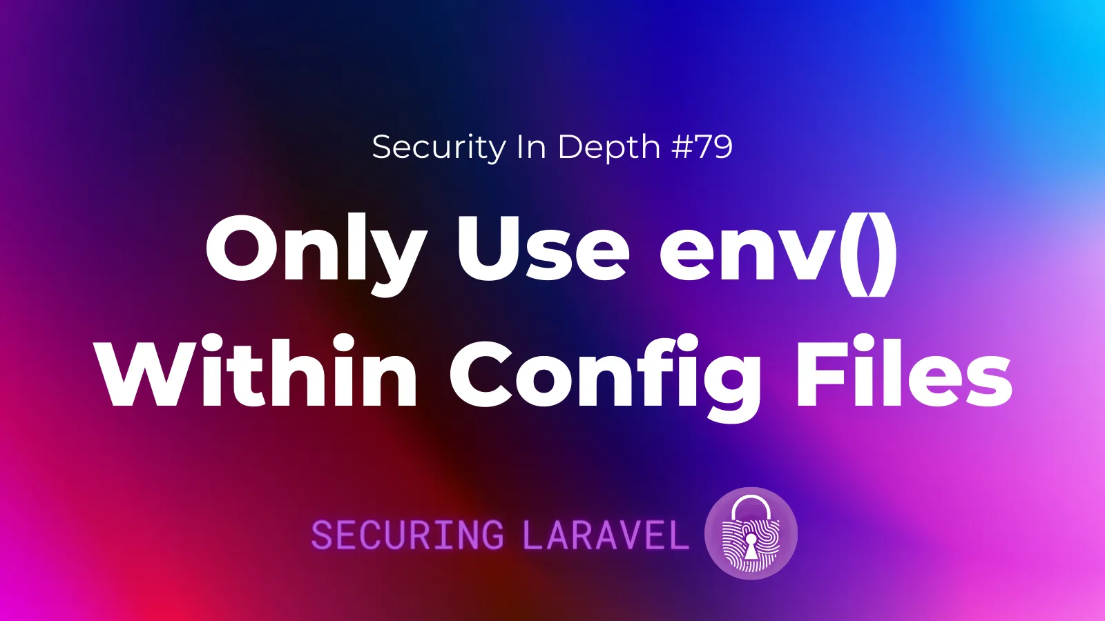 Securing Laravel 2261