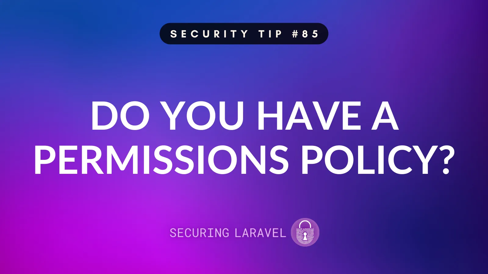 Security Tip: Laravel 11's Middleware Configuration Security Tip: Laravel 11's Middleware Configuration